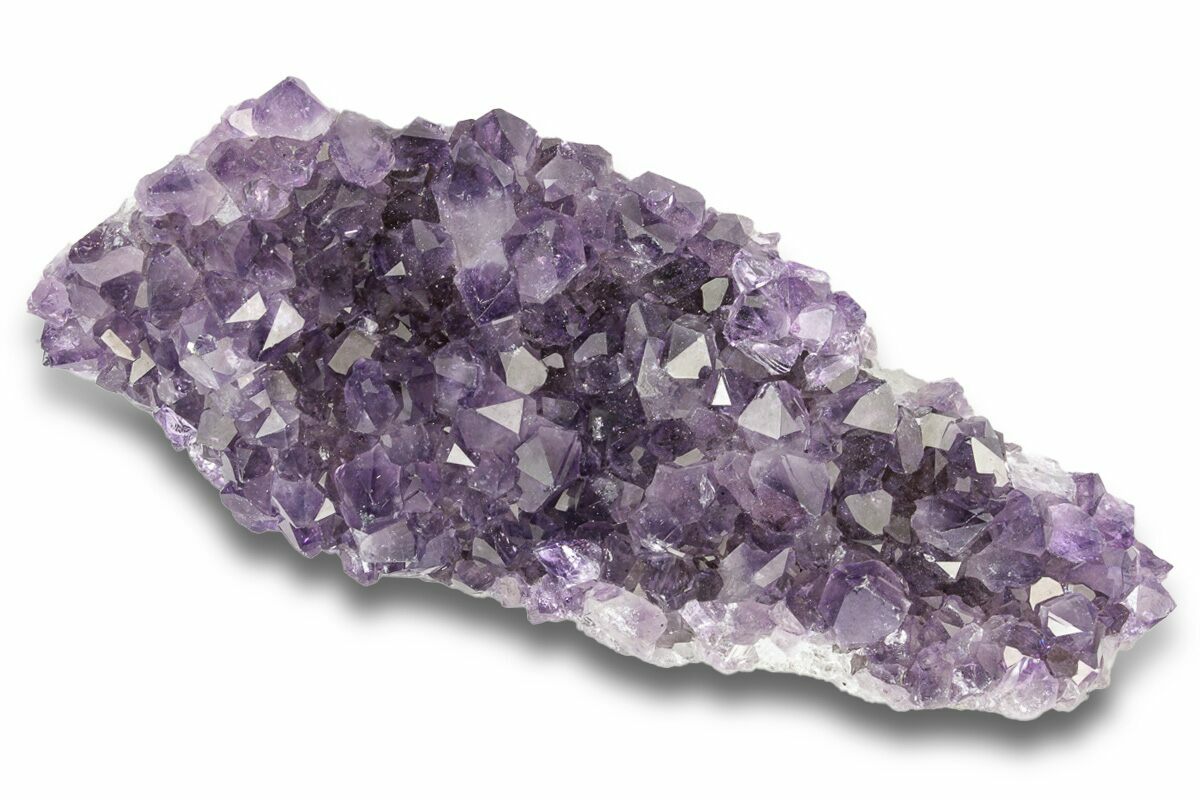 3.8" Sparking, Purple, Amethyst Crystal Cluster - Uruguay (#249557) For ...