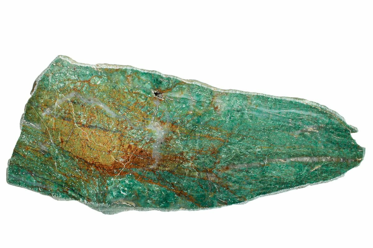 8.9" Polished Fuchsite Chert (Dragon Stone) Slab - Australia (#250377 ...