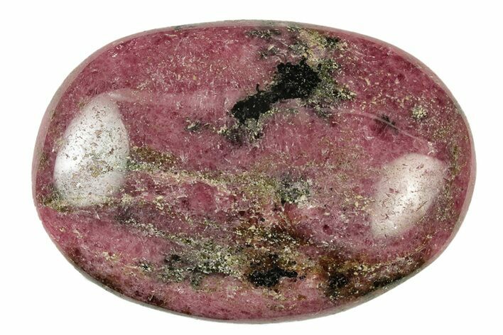 2.6" Polished Rhodonite Palm Stone - Madagascar (#252205) For Sale ...