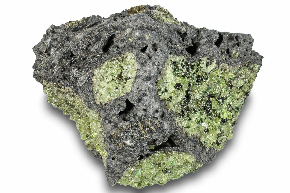 4.2" Peridot in Basalt - Arizona (#253783) For Sale - FossilEra.com