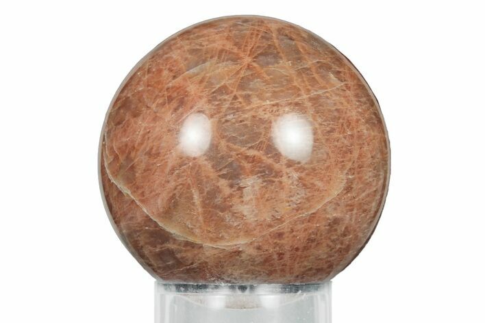 2.05" Polished Peach Moonstone Sphere - Madagascar (#252043) For Sale ...