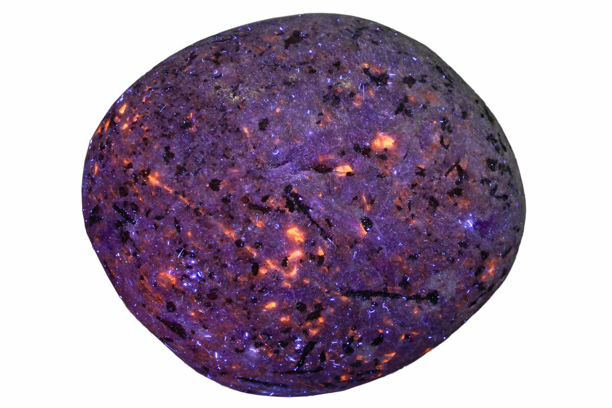 1.75" Highly Fluorescent Yooperlite Pebble - Michigan (#253920) For ...