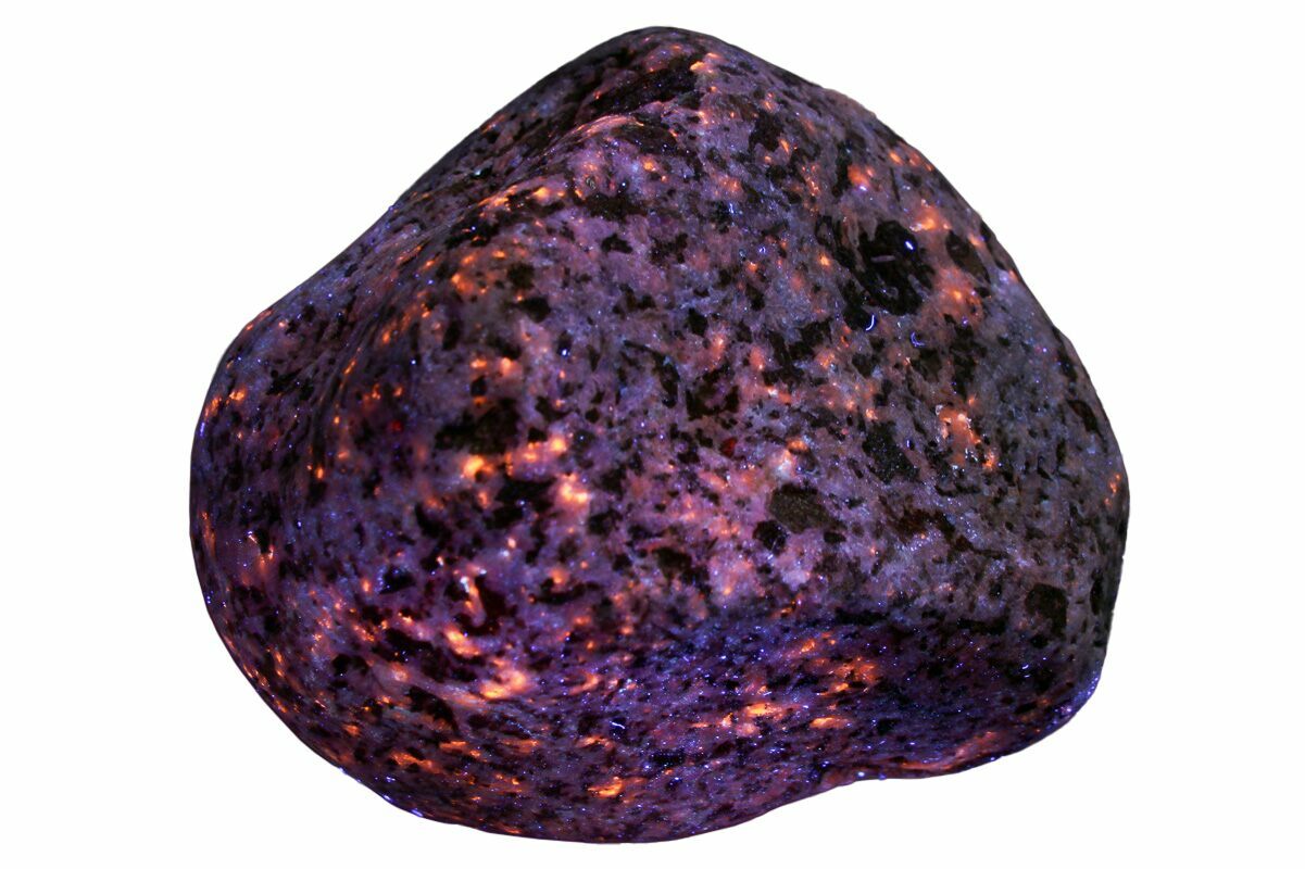 1.7" Fluorescent Yooperlite Pebble - Michigan (#253930) For Sale ...