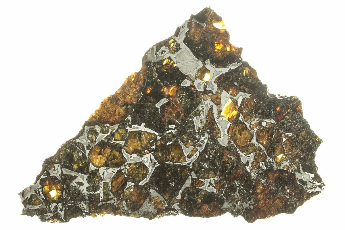 4.3" Polished Admire Pallasite Meteorite (66.9 g) Slice - Kansas ...