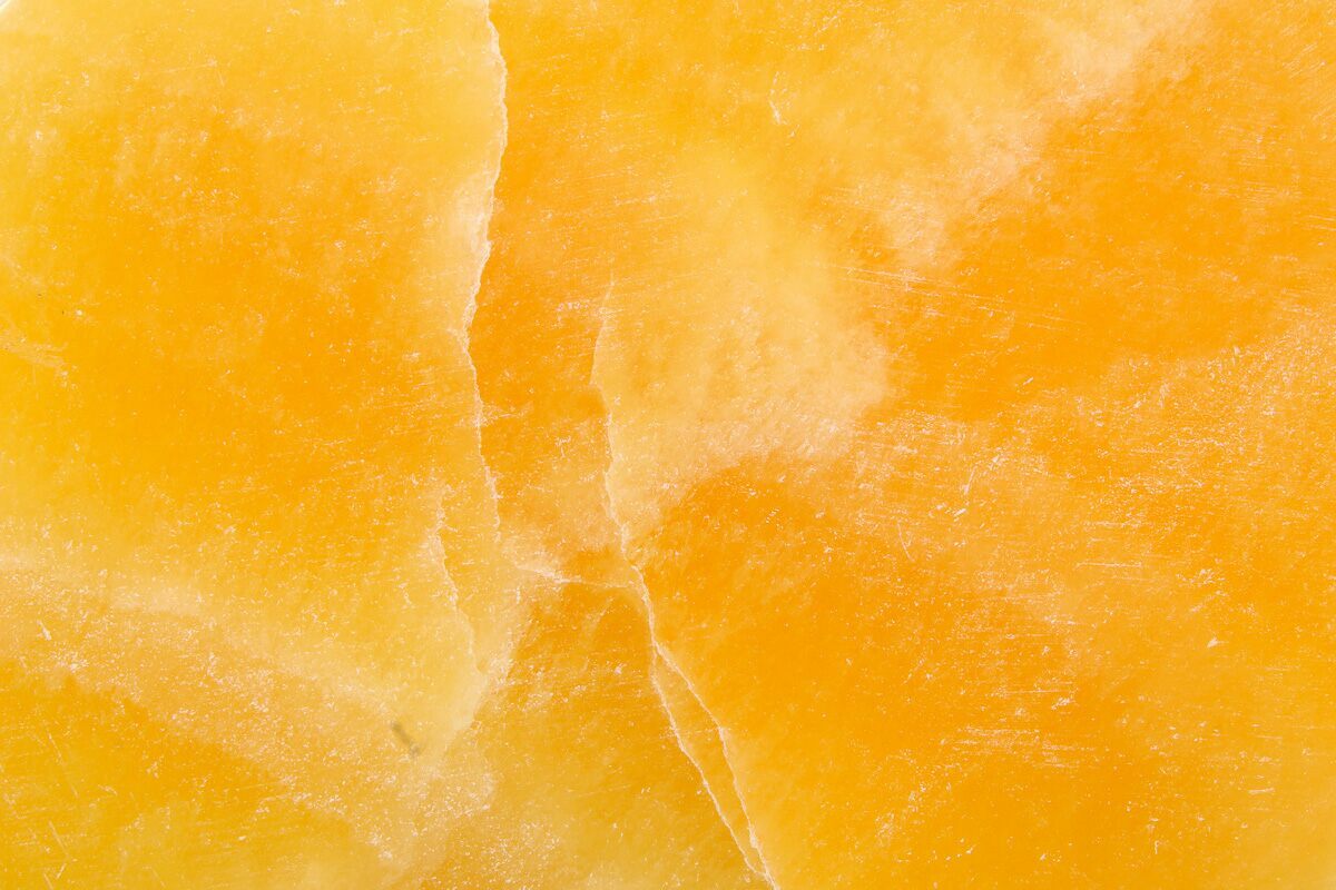 5.7" Polished, Orange, Honeycomb Calcite Slab - Utah (#264218) For Sale ...