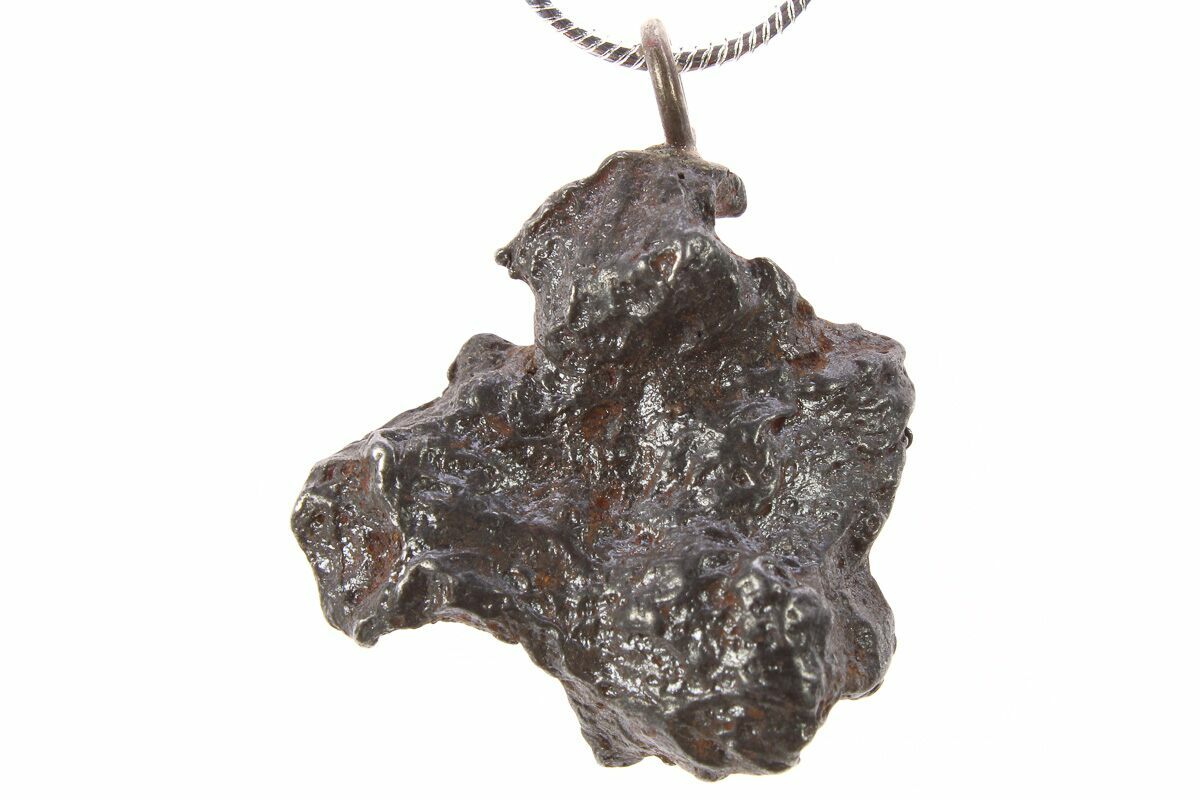 .9" Sikhote-Alin Iron Meteorite Pendant (Necklace) (#264432) For Sale ...