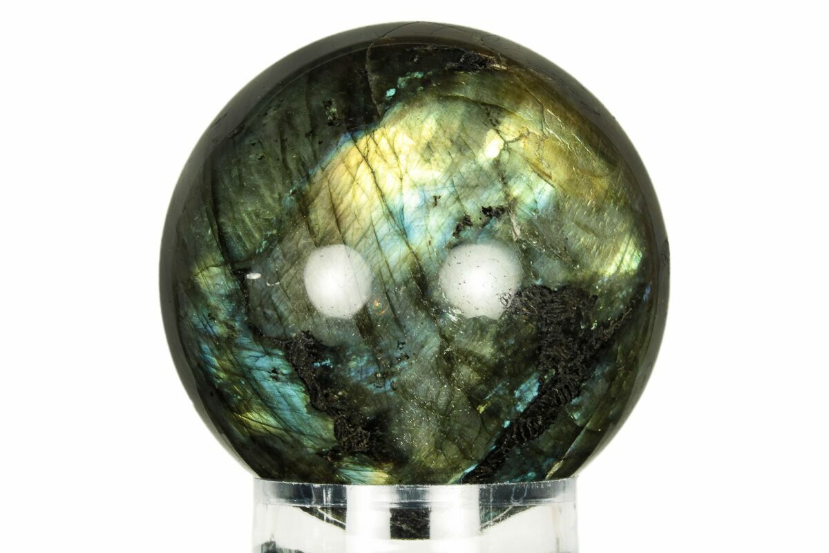 2.75" Flashy, Polished Labradorite Sphere - Great Color Play (#266180 ...