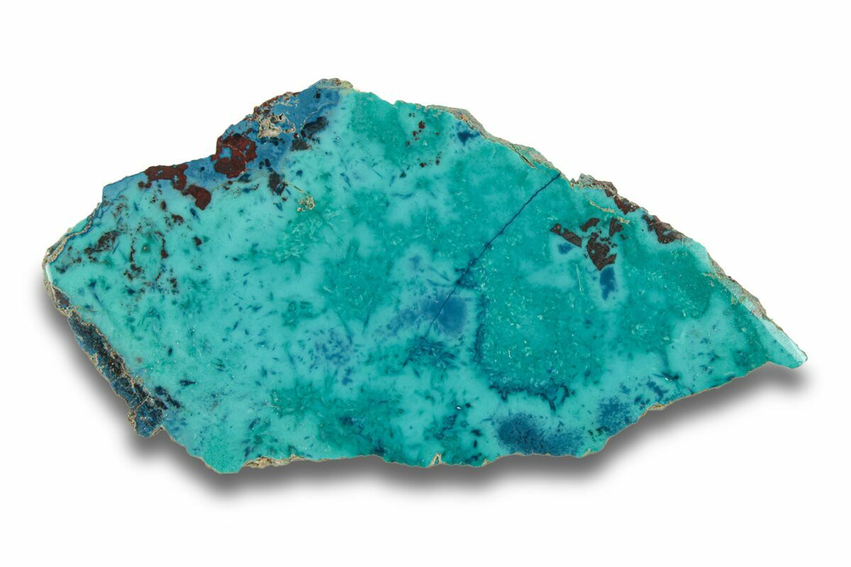 2" Colorful Chrysocolla and Shattuckite Slab - Mexico (#280125) For ...