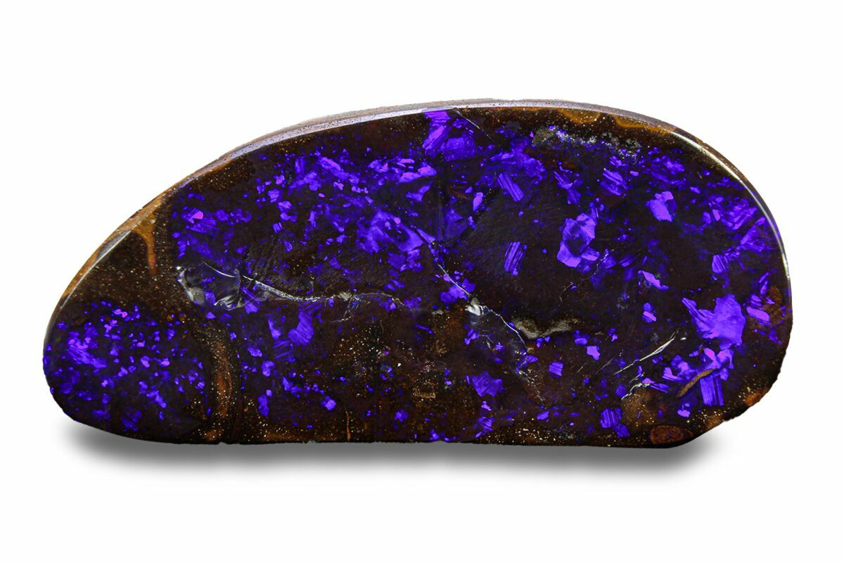1.22" Galactic Boulder Opal Cabochon - Queensland, Australia (#280271 ...