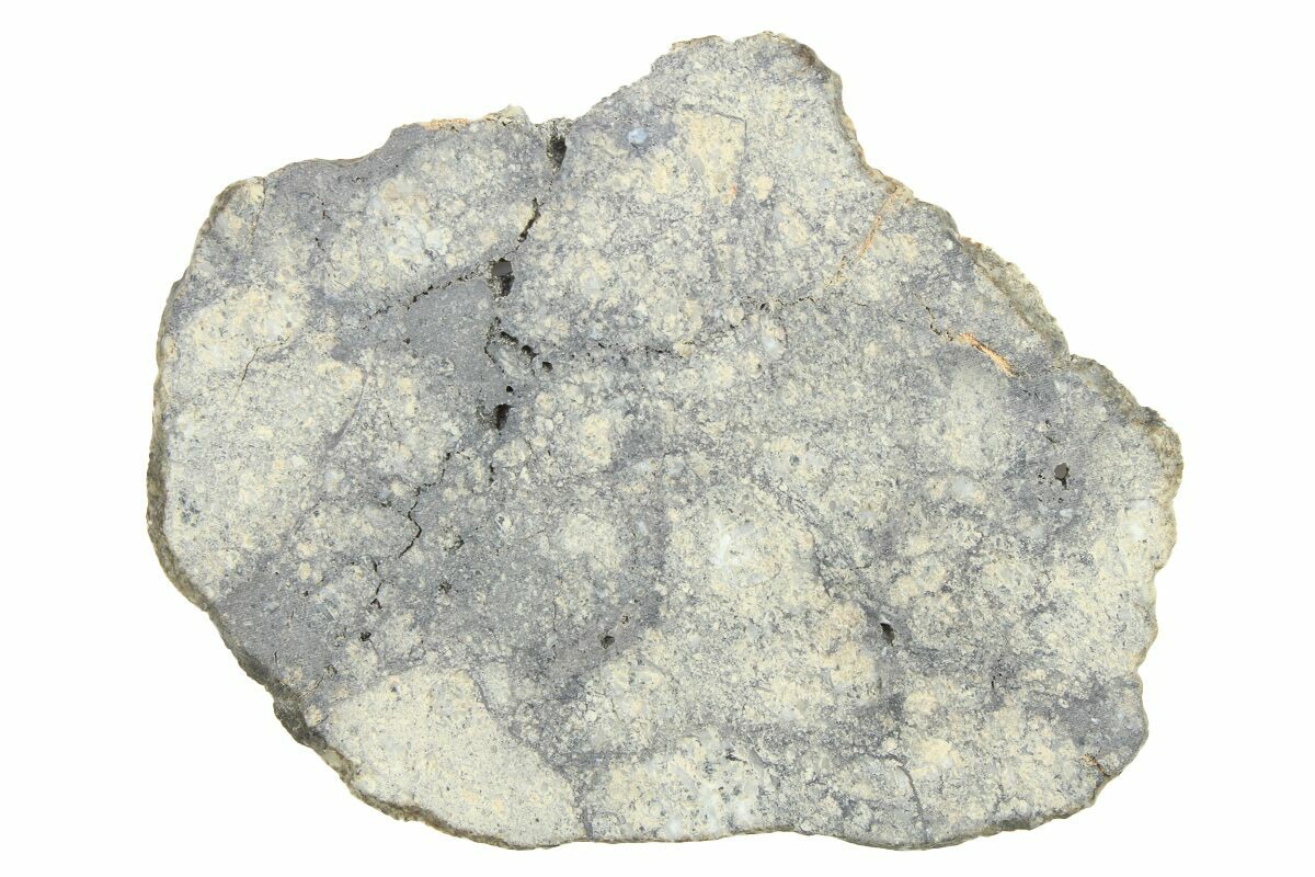 2.32" Eucrite Meteorite Slice (6.94 g) - From 4 Vesta Minor-Planet ...