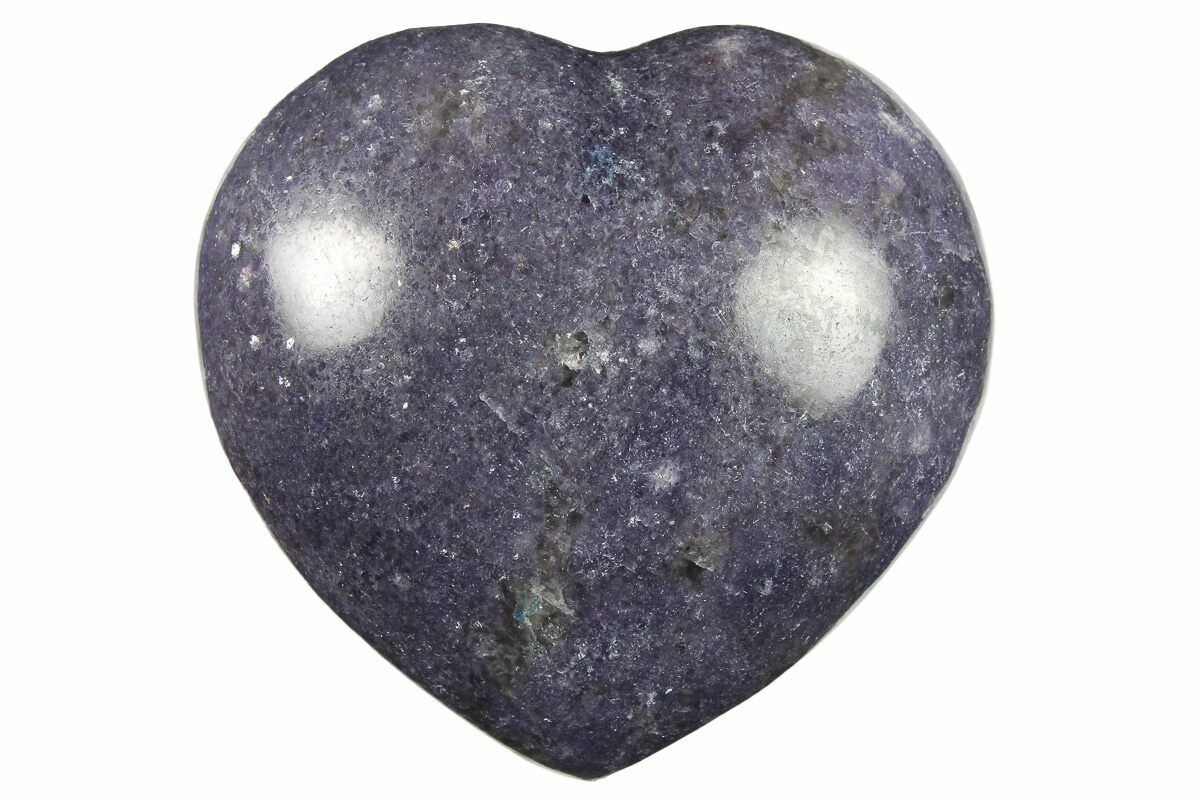 2.75" Sparkly Purple Lepidolite Heart - Madagascar (#280414) For Sale ...