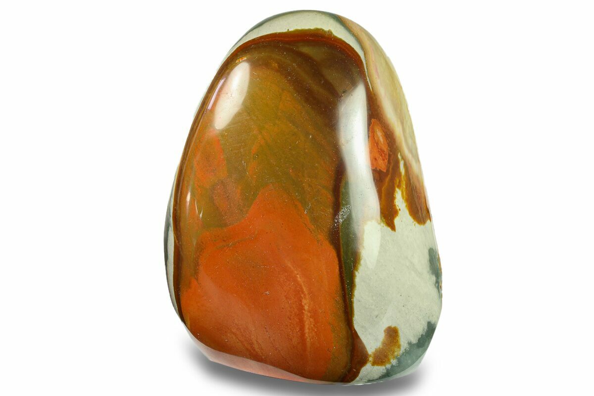 3.95" Free-Standing, Polished Polychrome Jasper - Madagascar (#280540 ...
