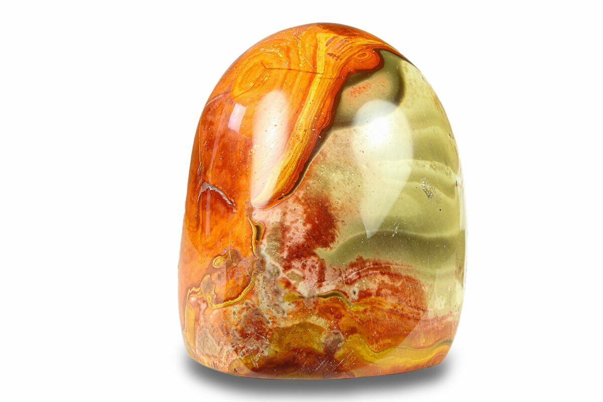2.9" Free-Standing, Polished Polychrome Jasper - Madagascar (#283518 ...