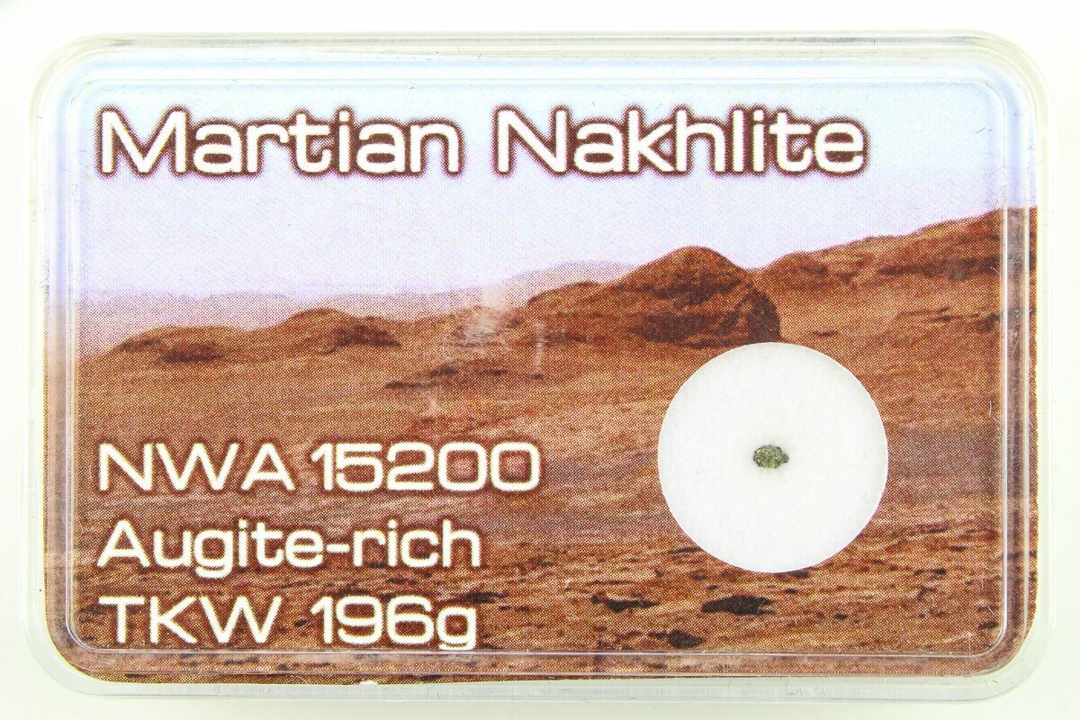 .08" Martian Nakhlite Meteorite Fragment - NWA 15200 (#285759) For Sale ...