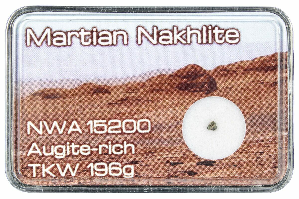 .08" Martian Nakhlite Meteorite Fragment - NWA 15200 (#292179) For Sale ...