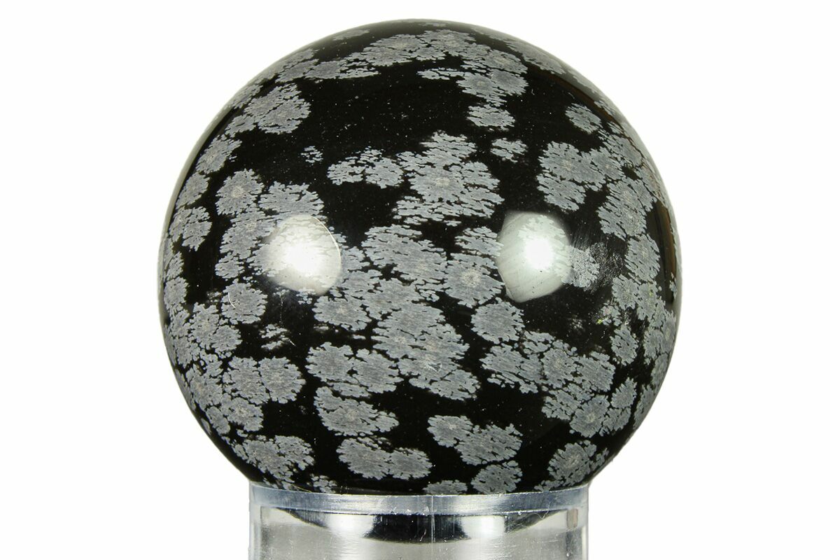 2" Polished Snowflake Obsidian Sphere - Utah (#301600) For Sale ...