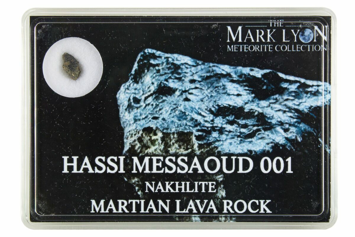 .30" Martian Nakhlite Meteorite (.13 g) - Hassi Messaoud 001 (#304423 ...