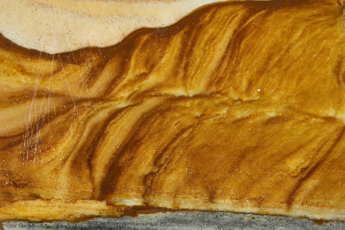 3.3" Polished Golden Picture Jasper Slice - Nevada (#316209) For Sale ...