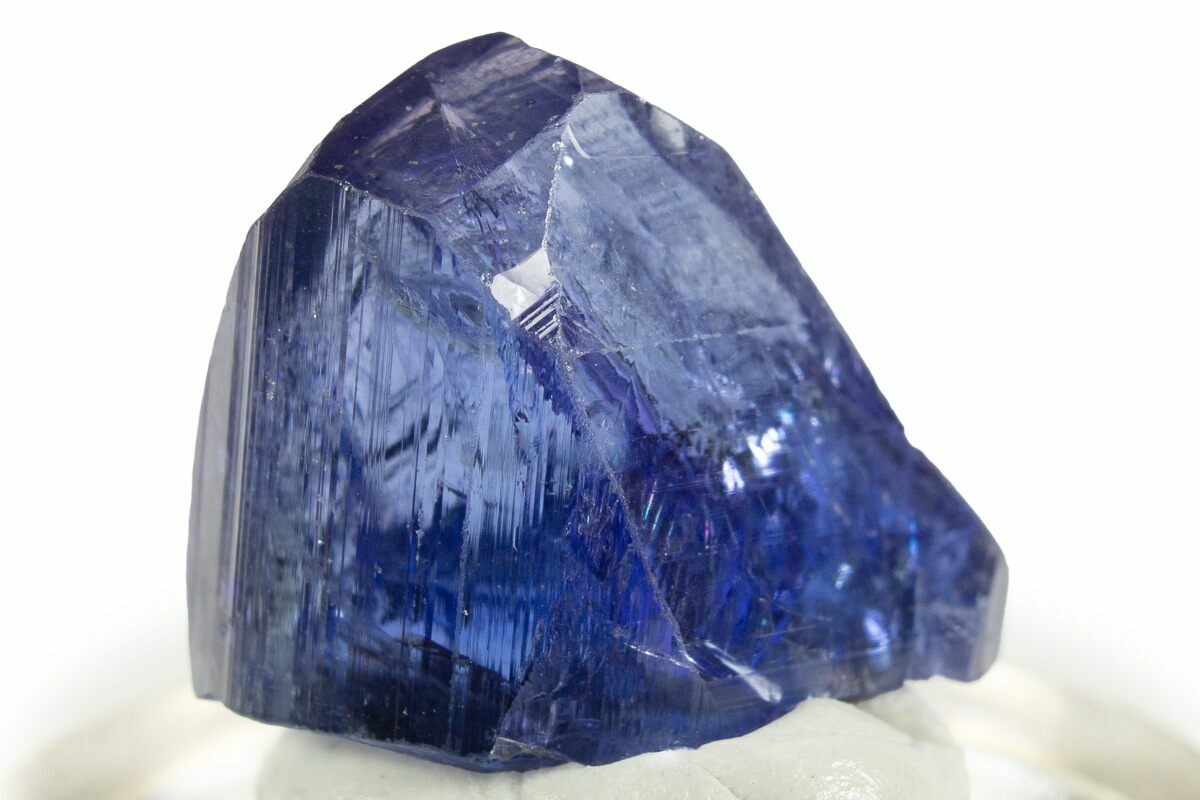 .59" Brilliant Blue-Violet Tanzanite Crystal -Merelani Hills, Tanzania ...