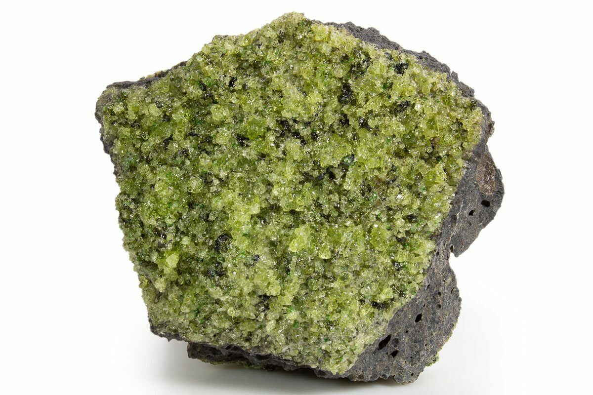 3.5" Peridot in Basalt - Arizona (#324705) For Sale - FossilEra.com