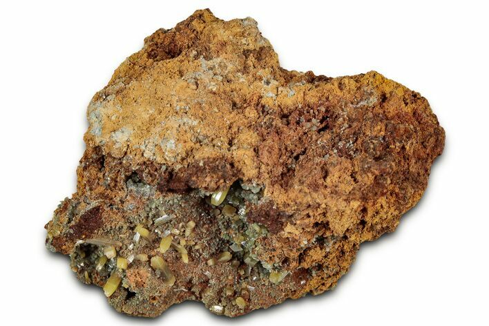 2" Wulfenite & Green Botryoidal Mimetite Association - Mexico (#327446 ...