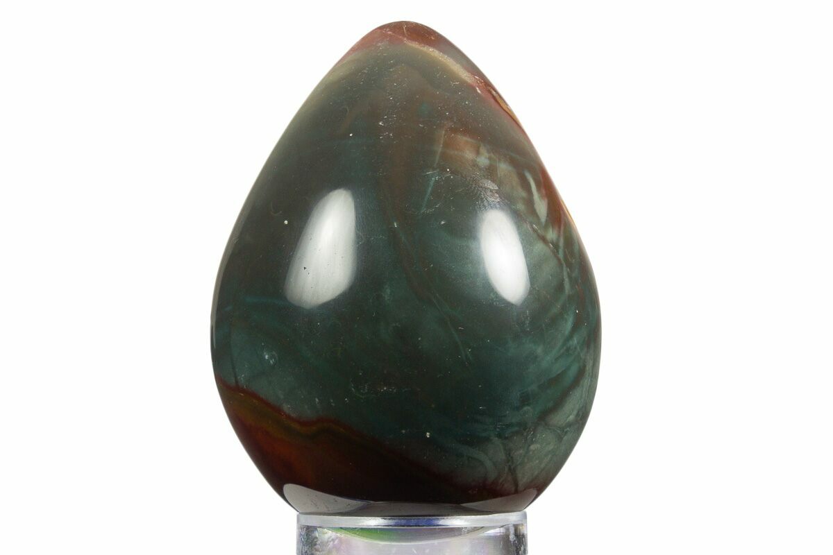 2.8" Polished Polychrome Jasper Egg - Madagascar (#331717) For Sale ...