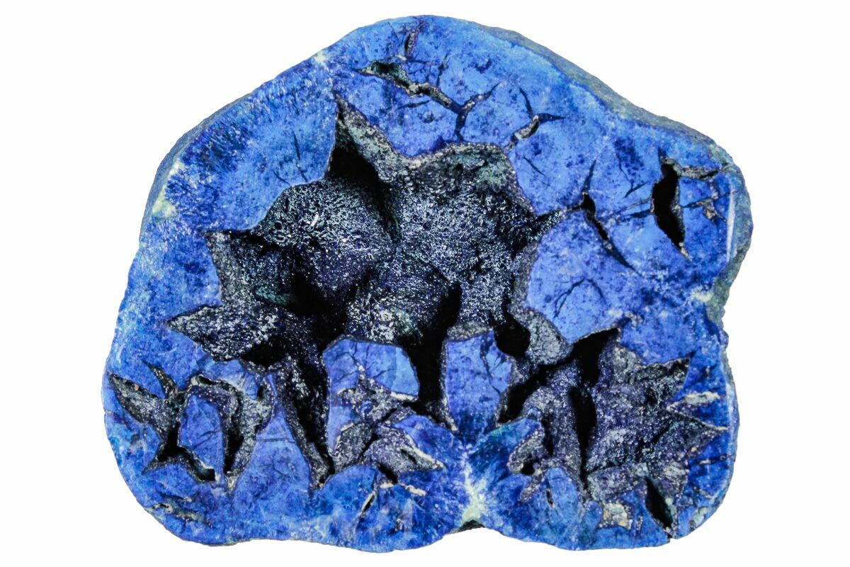 1.8" Vivid Blue, Cut/Polished Azurite Nodule - Siberia (#335250) For ...