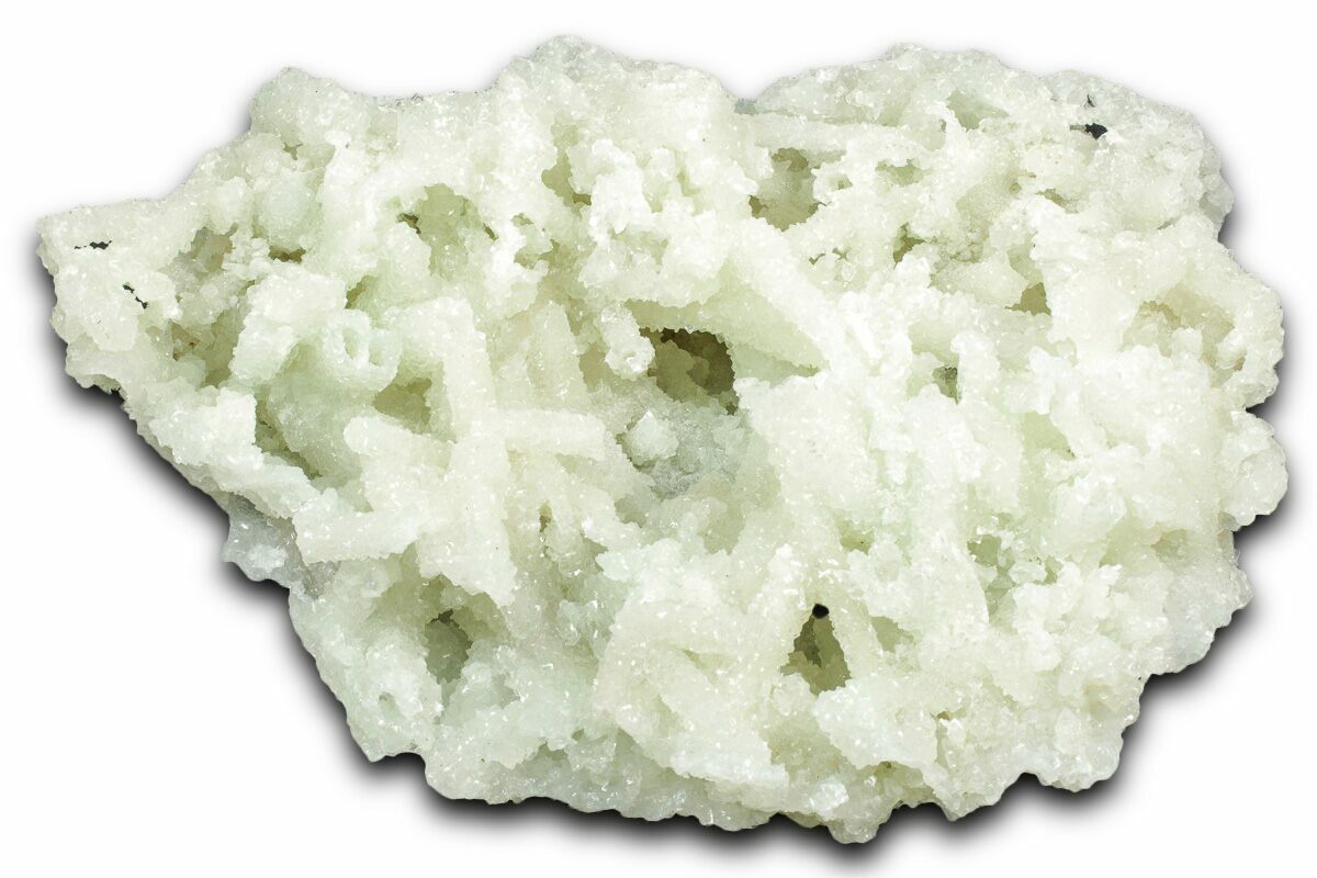 6" Sparkly Prehnite Pseudomorph After Laumontite - India (#342411) For ...