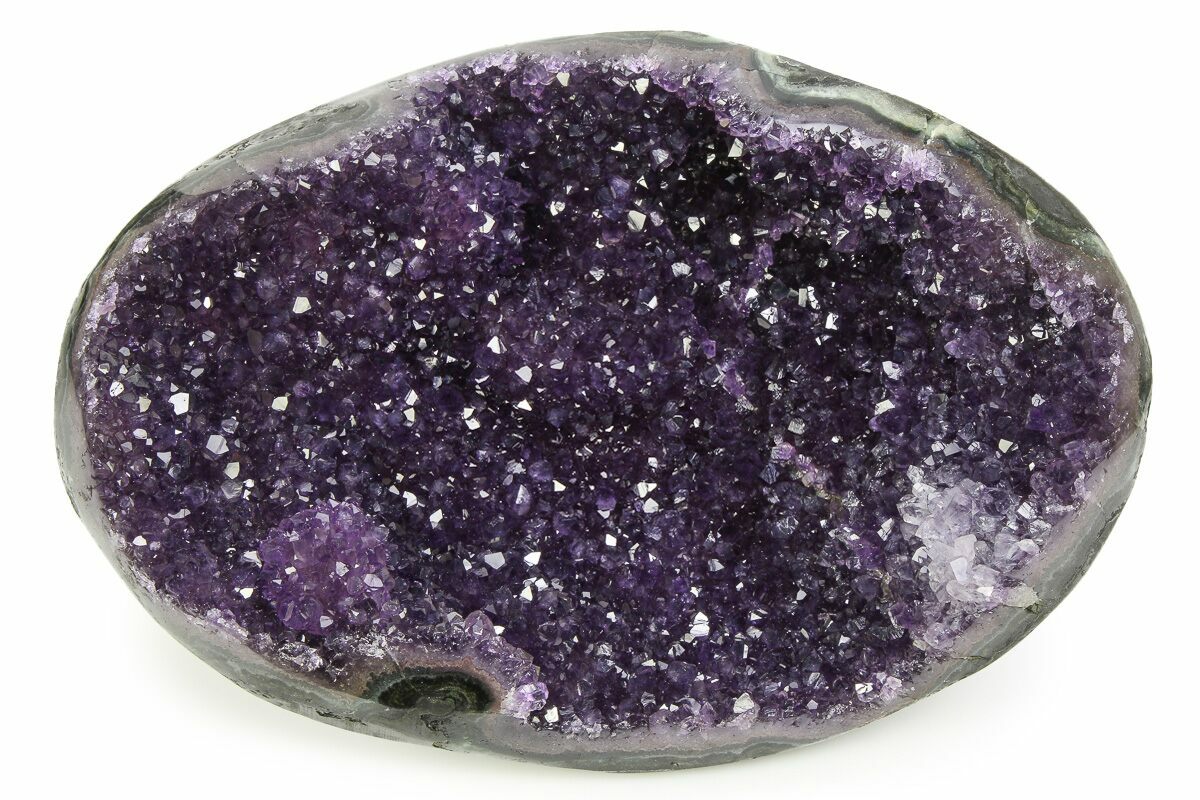 7.5" Sparkly Deep-Purple Amethyst Geode - Uruguay (#342472) For Sale ...