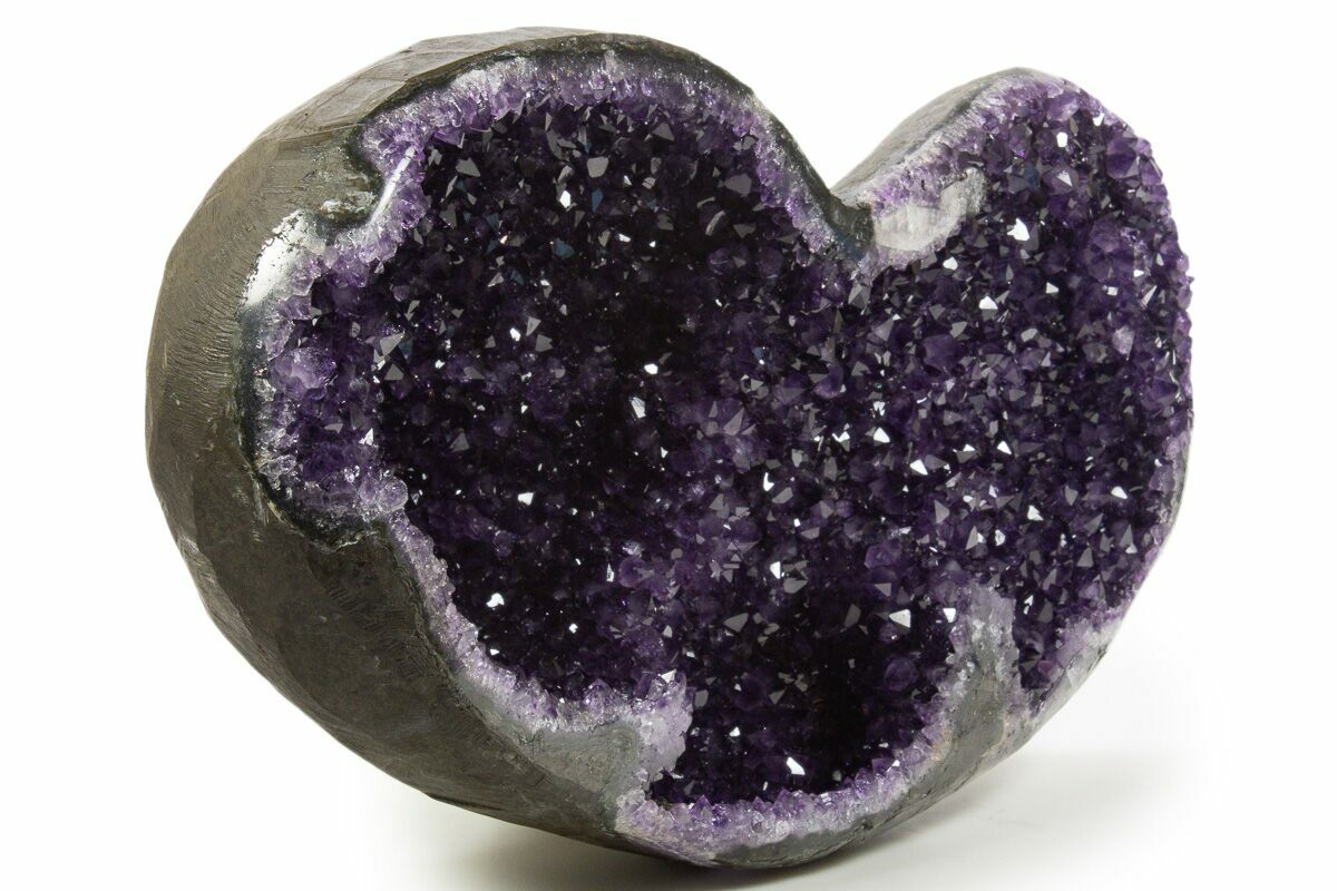 13.5" Sparkling Deep-Purple Amethyst Geode - Uruguay (#342732) For Sale ...
