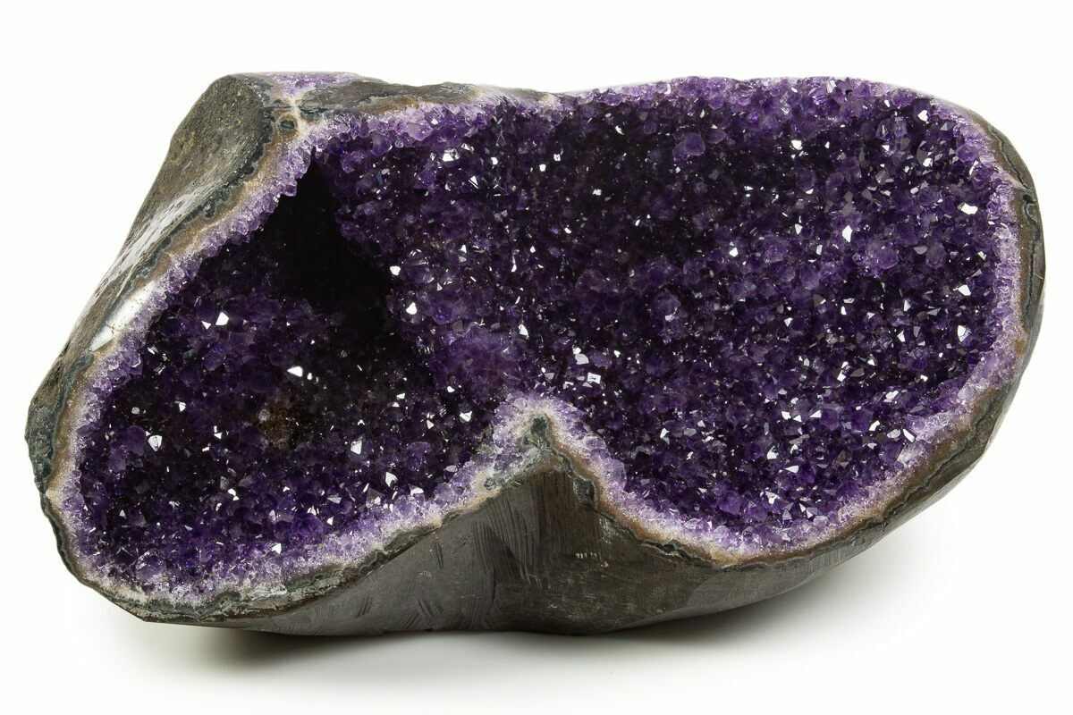13.5" Sparkling Deep-Purple Amethyst Geode - Uruguay (#342732) For Sale ...